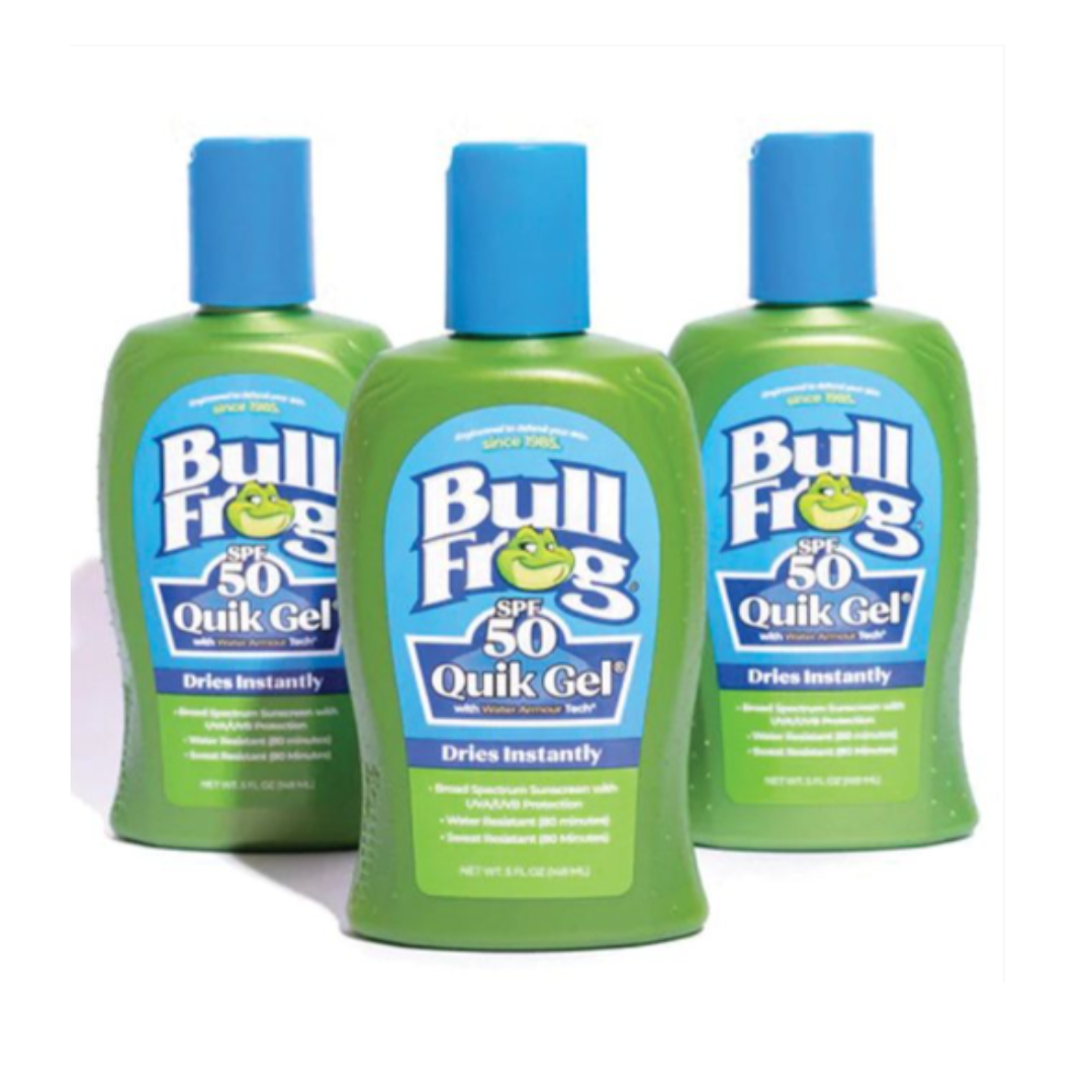 Bull Frog SPF 50 Quick Gel – Basecamp